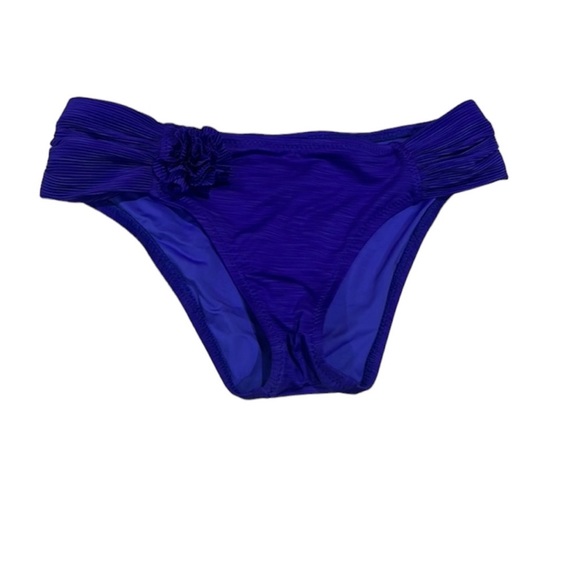Betsey Johnson | Swim | Betsey Johnson Swimwear Purple Ruffled Bow Bikini Bottom | Poshmark